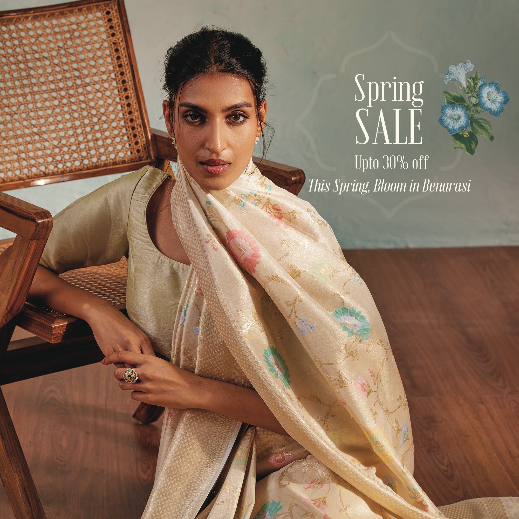 Spring Sale By Roliana - Pure Handwoven Benarasi